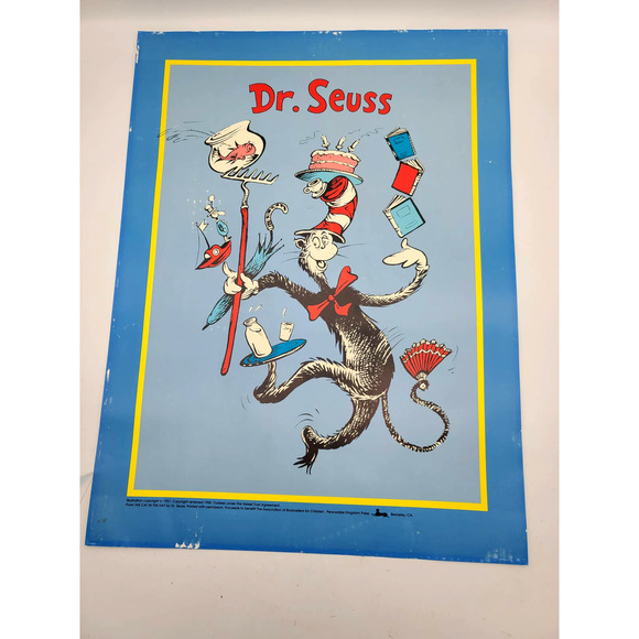 Peaceable Kingdom Press | Art | Vintage Cat In The Hat 985 Dr Seuss ...